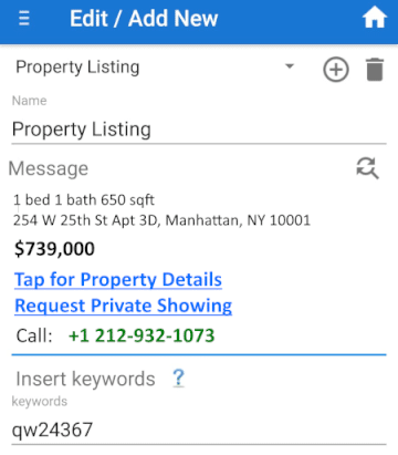 Keyword-based SMS Marketing App - Best 4 Text Marketing