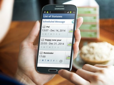 Auto SMS Scheduler, Auto SMS Sender 2 in 1