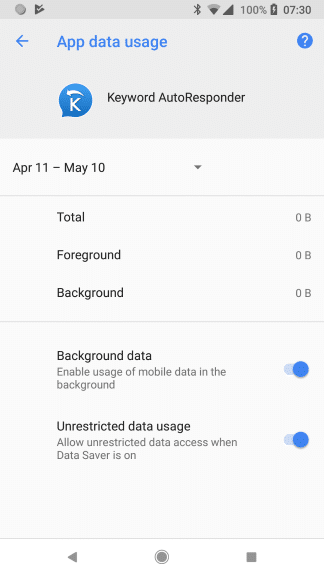 Check Unrestricted Data Access is allowed